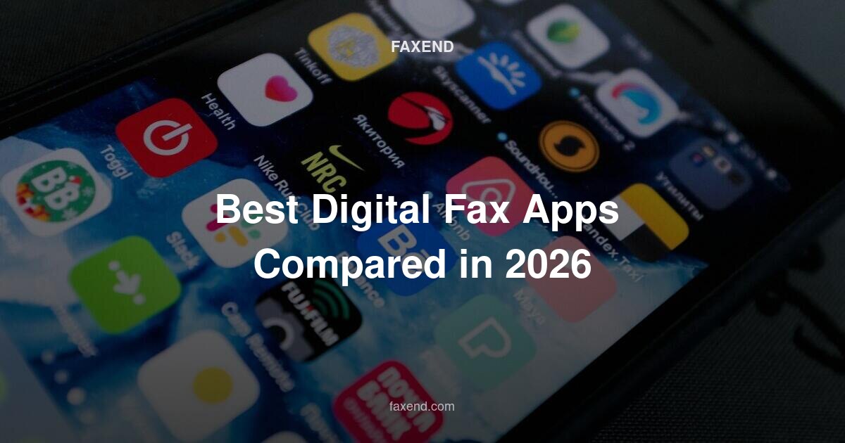 Best Digital Fax Apps Compared in 2026
